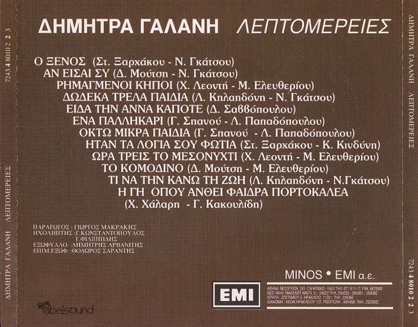 Λεπτομέρειες - ΛΟΥΚΙΑΝΟΣ ΚΗΛΑΗΔΟΝΗΣ